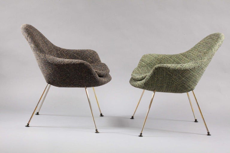 Pair of Cocktail Shell Chairs, Italy, 1950 For Sale at 1stDibs