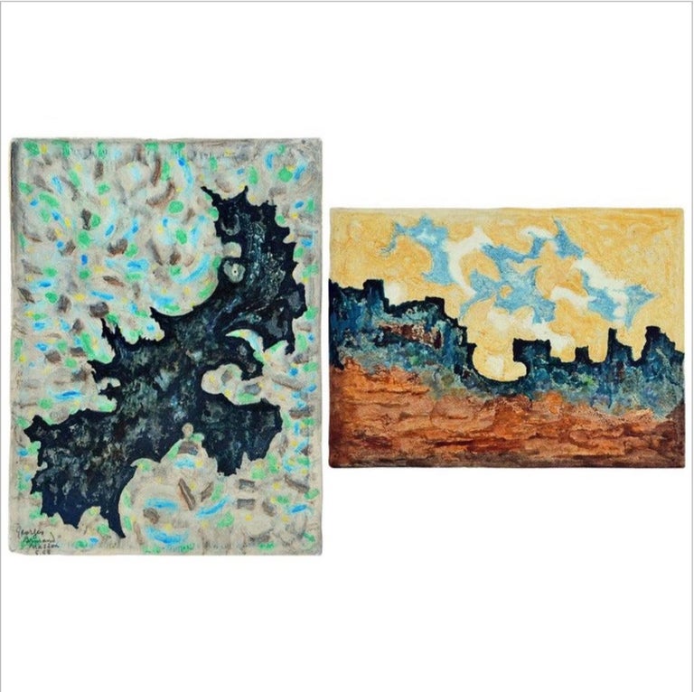 Pair of Colorful Monotypes by Georges-Armand Masson For Sale at 1stDibs