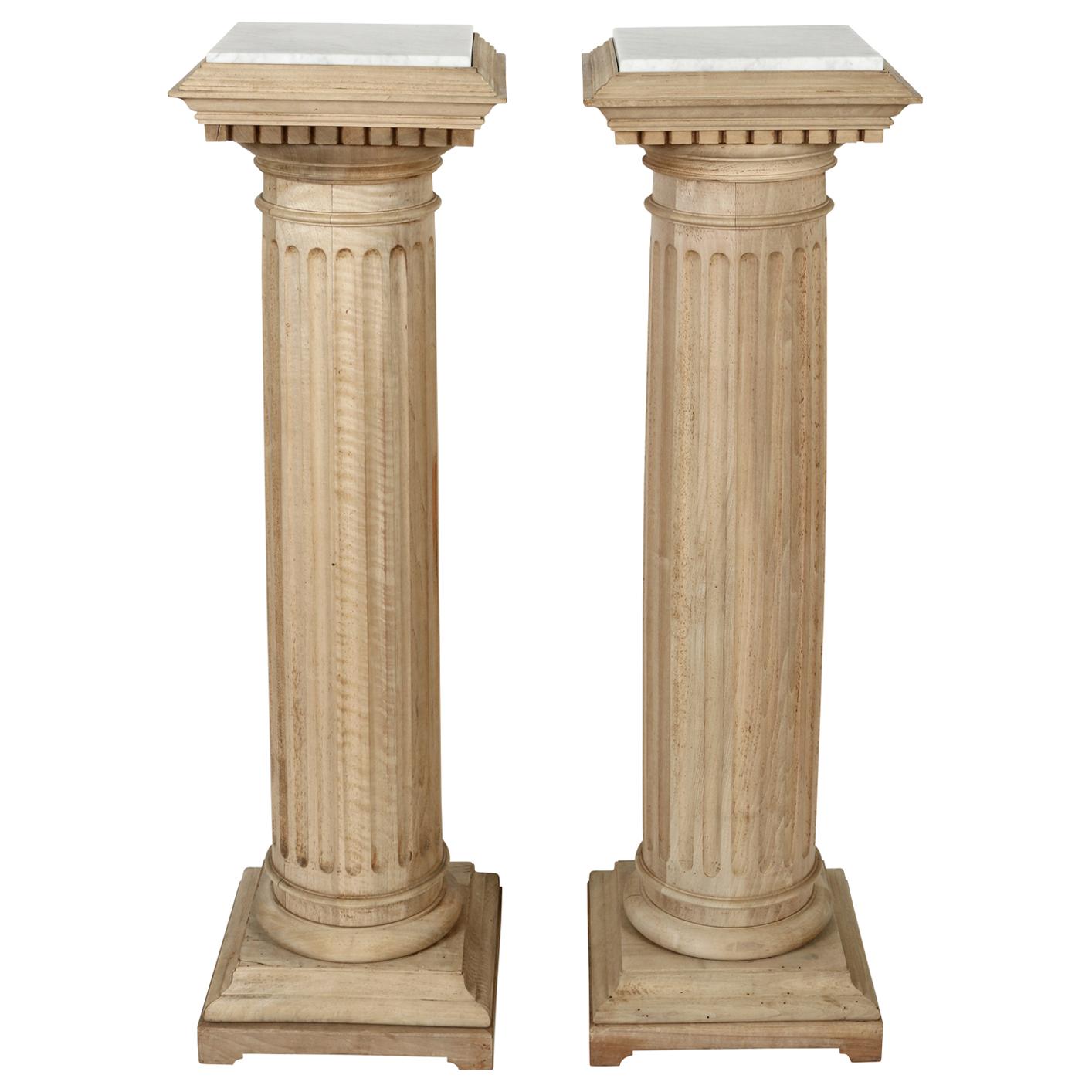 Large Commercial Scale With Massive Cast Iron Columns at 1stDibs