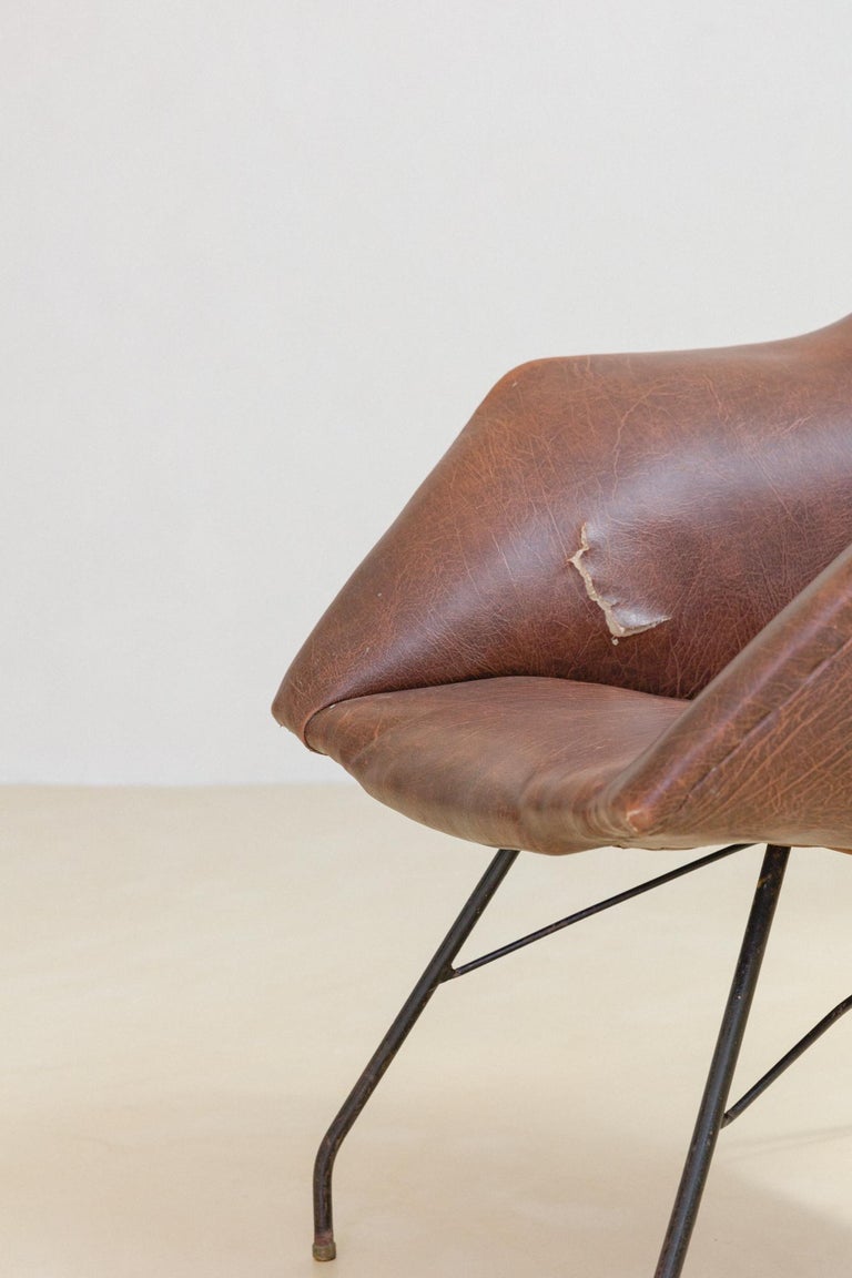 Pair of Concha Chairs by Carlo Hauner and Martin Eisler, 1953 ...