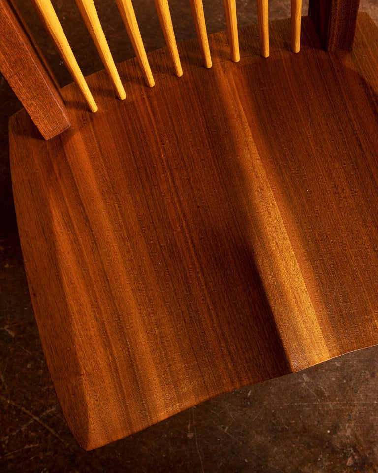 Pair of Conoid Chairs by George Nakashima, 1982 For Sale at 1stDibs