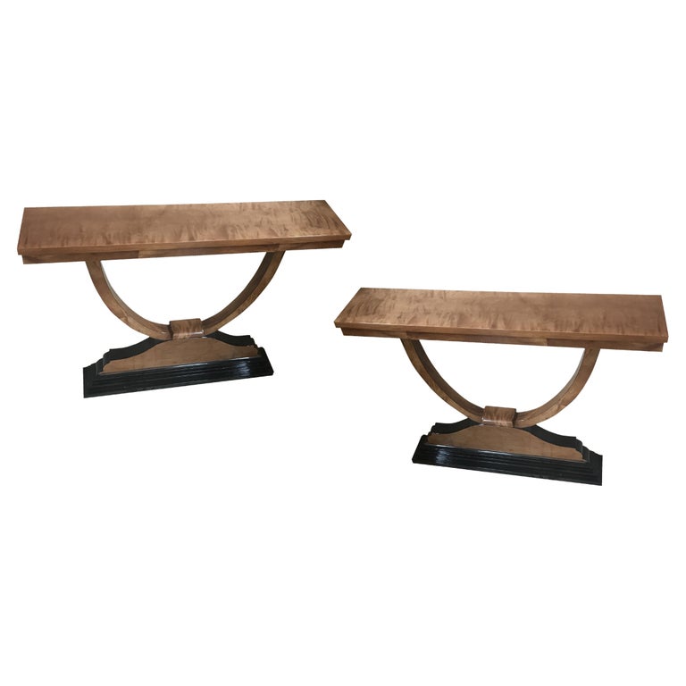 Pair of Consoles France, 1920, Art Deco For Sale at 1stDibs