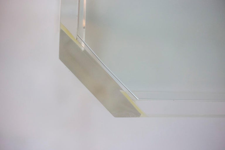 Console in Transparent Lucite, 1970s at 1stDibs