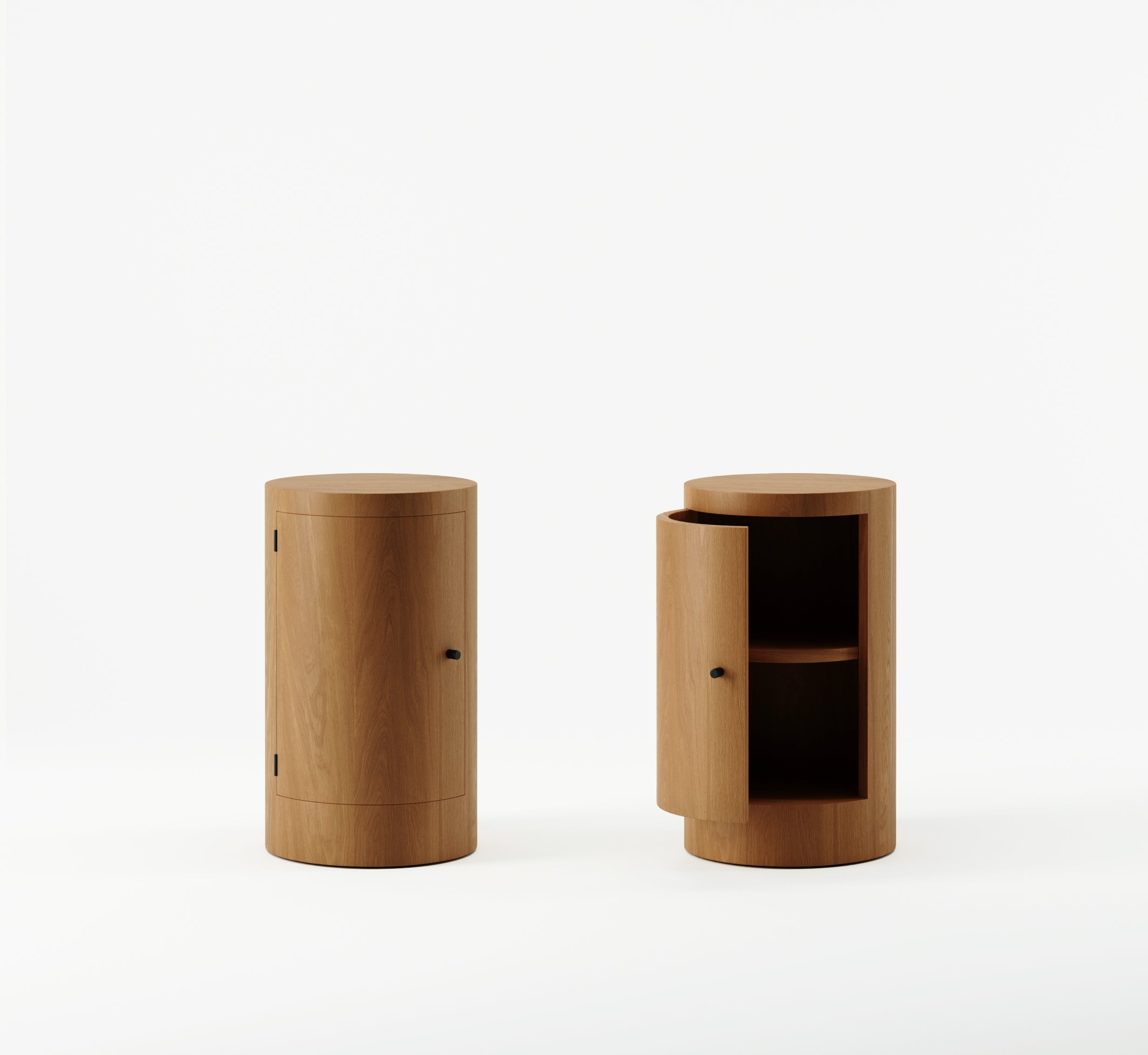 Constant Night Stand in Iroko Wood by Master Studio for Lemon For Sale ...