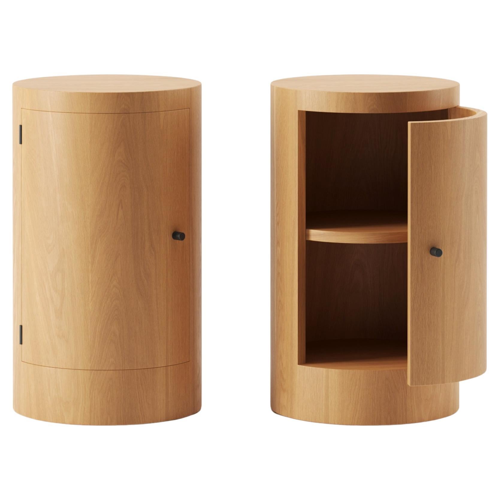 Pair of Constant Night Stands in Oak Wood by Master Studio for Lemon ...