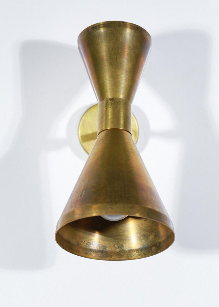 Pair of Contemporary Italian Wall Lights "Livia" in Style of Stilnovo ...