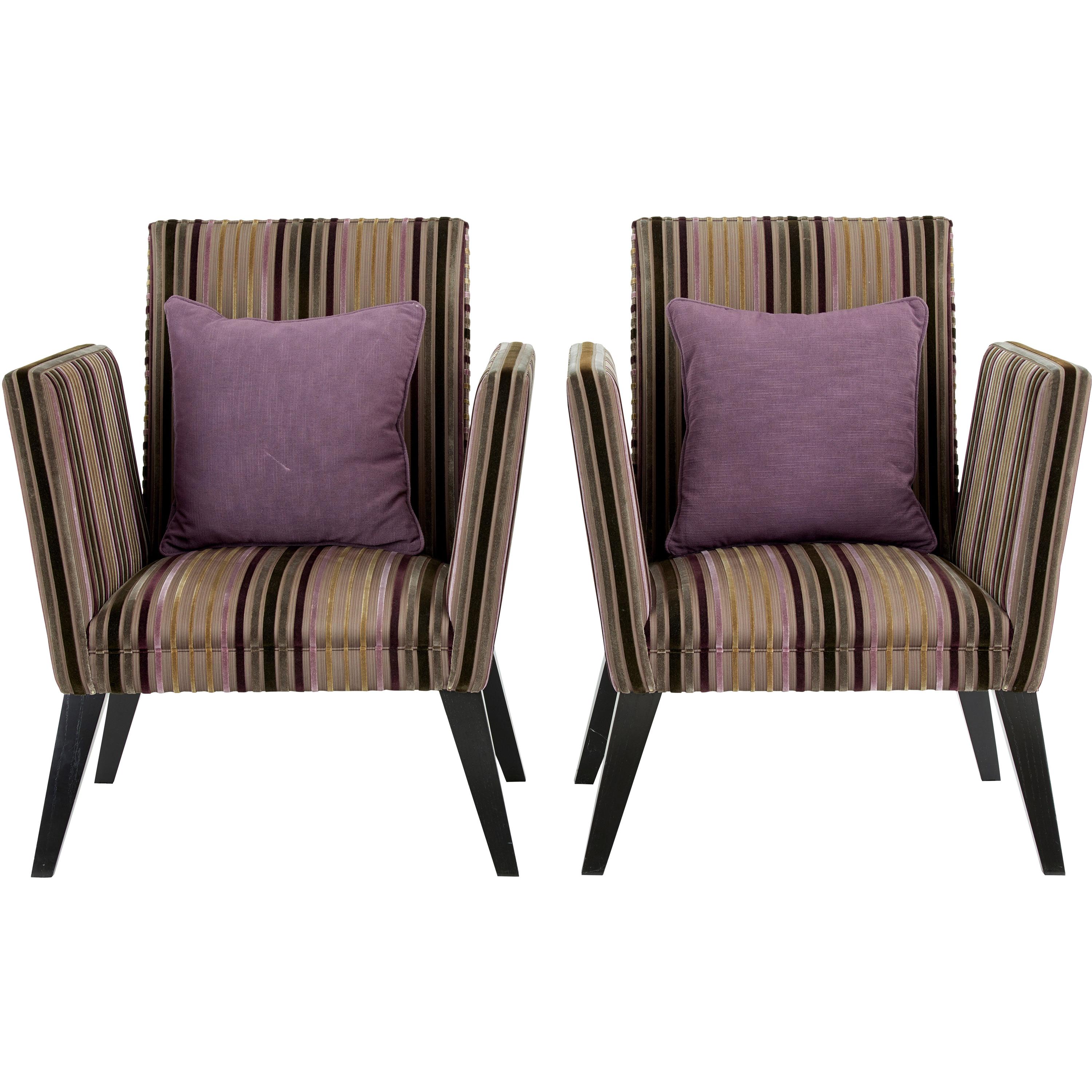 Pair of Contemporary Armchairs at 1stDibs