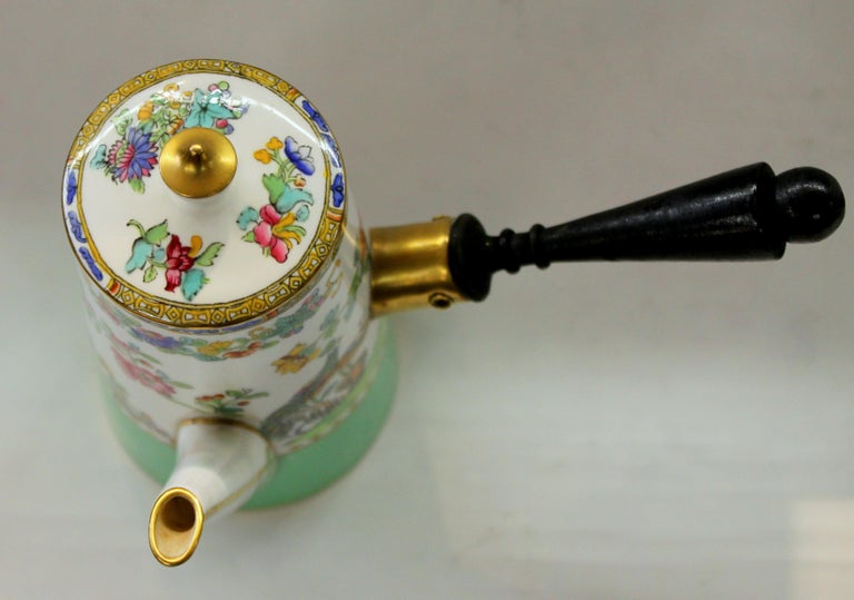 Pair of Copeland 'Spode' Porcelain "Peacock and Peony" Cafe' au Lait ...