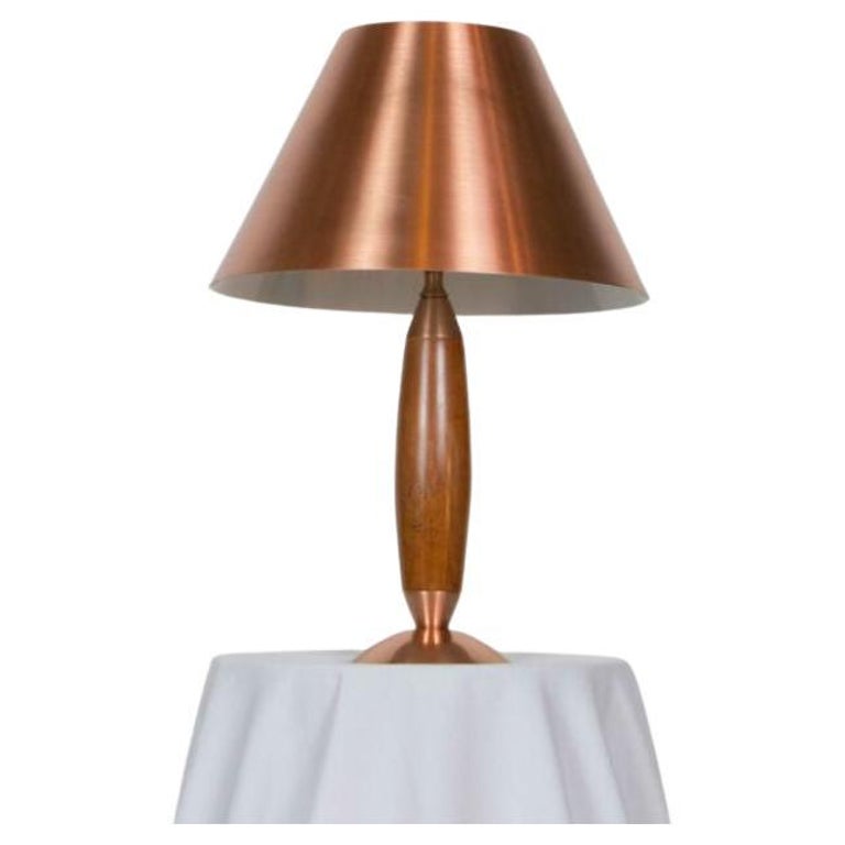 Pair of Copper “Masterline” Table Lamps For Sale at 1stDibs