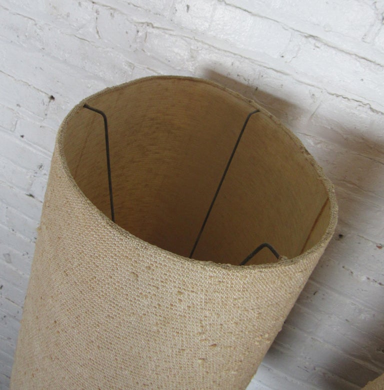 Pair of Cork Table Lamps For Sale at 1stDibs | vintage cork lamp, cork ...