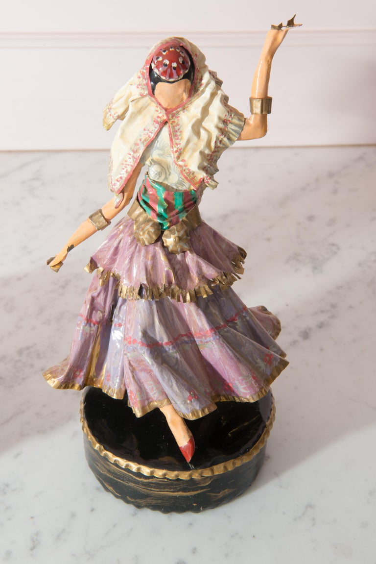 Pair of Costumed Turkish Sculptures by Lee Menichetti For Sale at ...