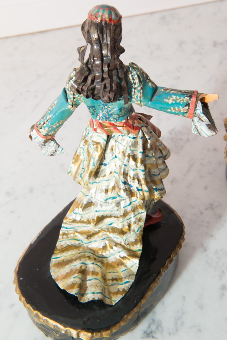 Pair of Costumed Turkish Sculptures by Lee Menichetti For Sale at ...