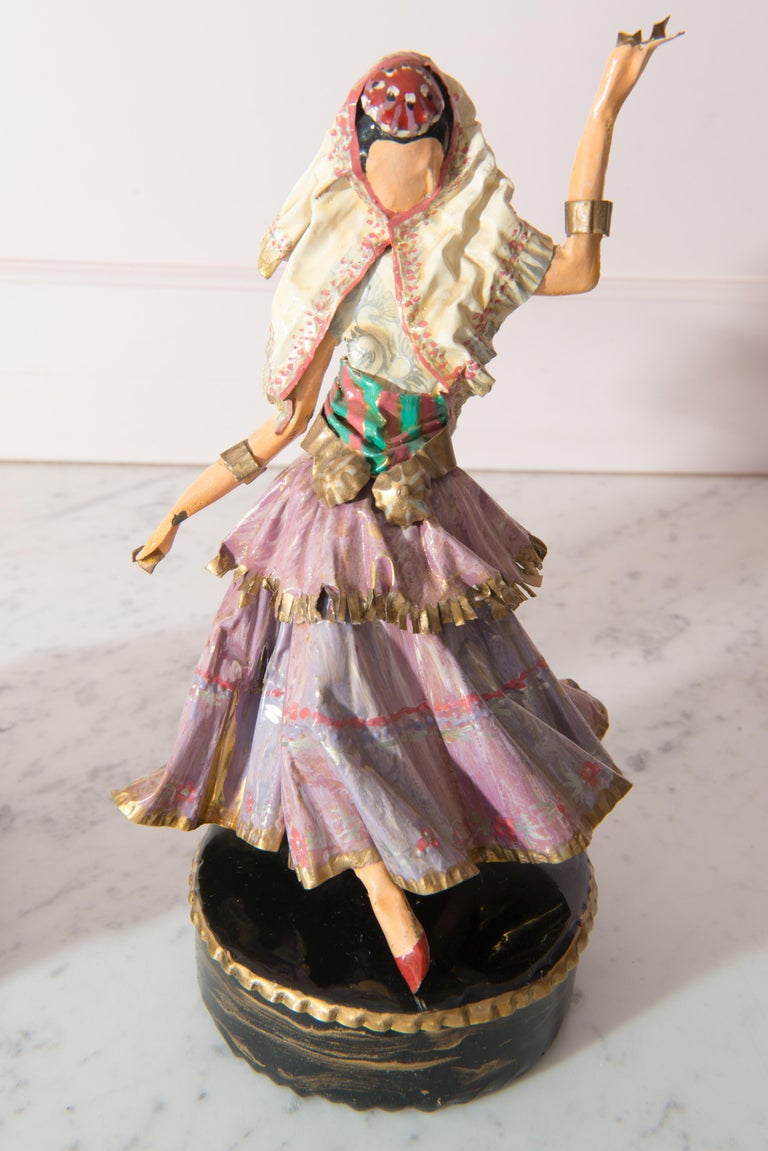 Pair of Costumed Turkish Sculptures by Lee Menichetti For Sale at ...