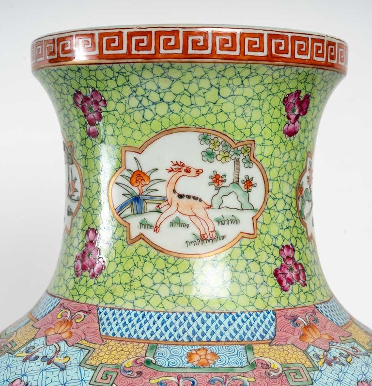 Pair of Covered Vases, Samson, 20th Century For Sale at 1stDibs