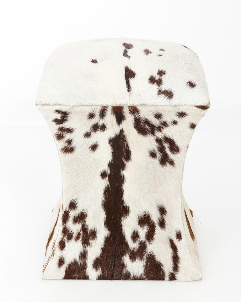 Pair of Cowhide Stools at 1stDibs | brazilian cowhide