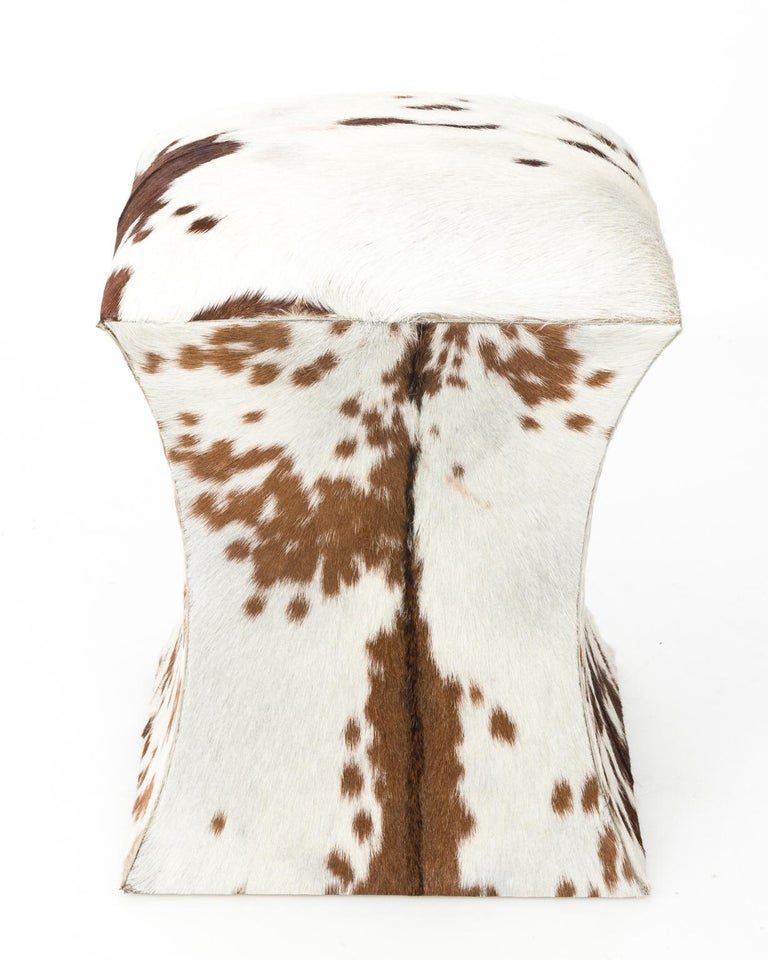 Pair of Cowhide Stools at 1stDibs | brazilian cowhide