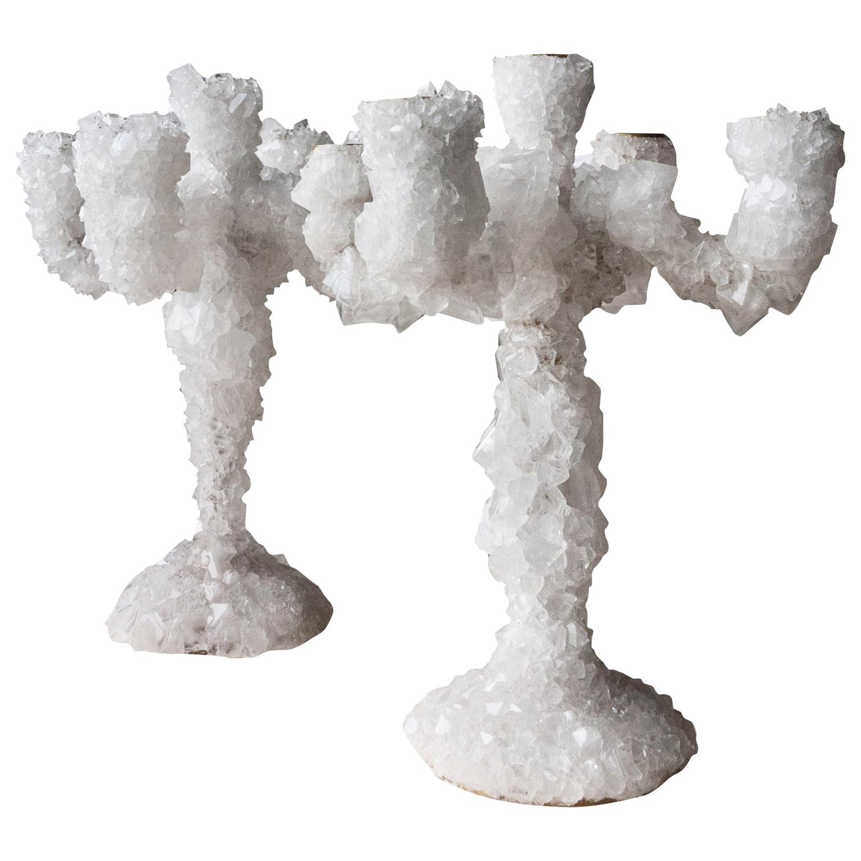 Crystals Overgrown Candelabrum, Mark Sturkenboom at 1stDibs