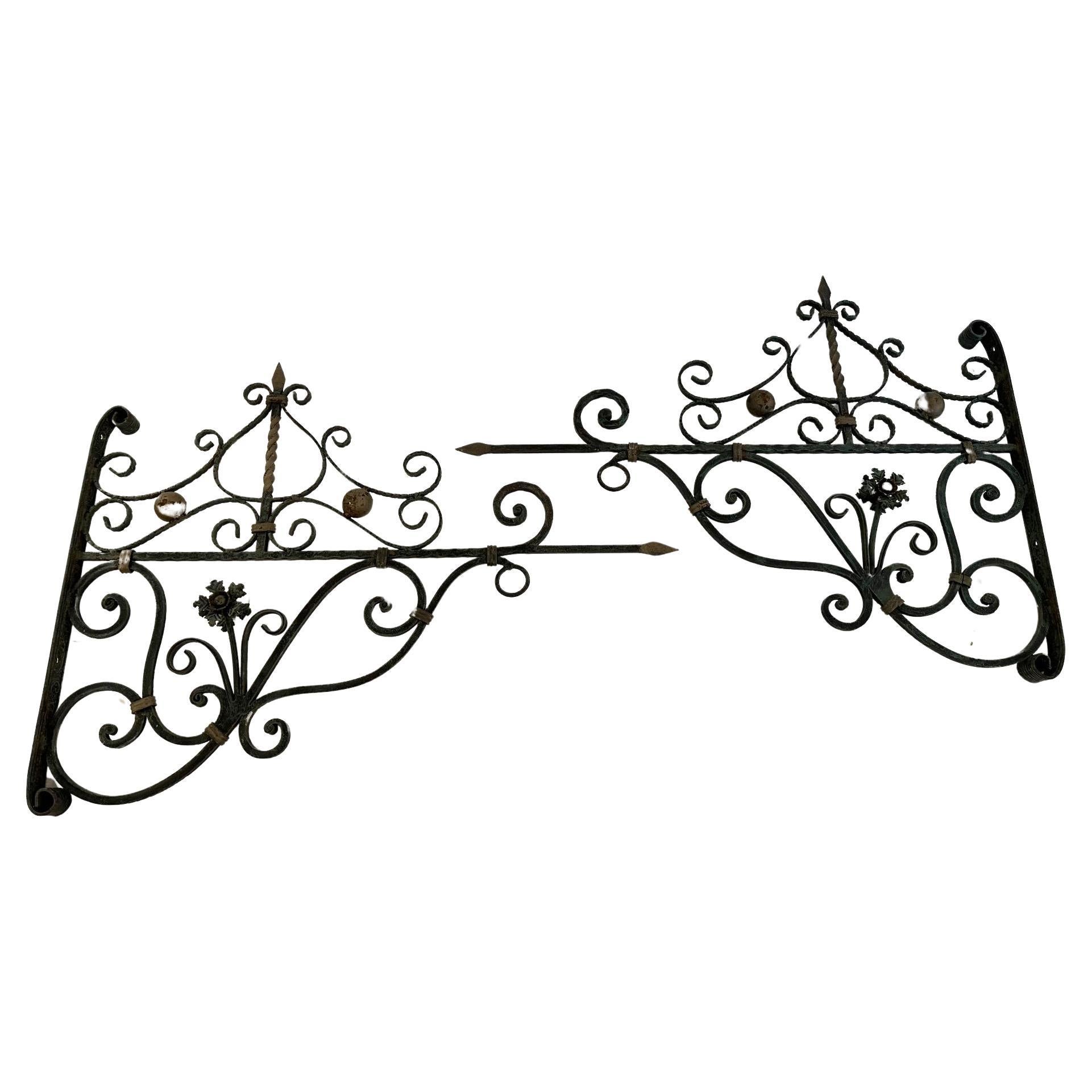 Pair of monumental decorative copper wall panels at 1stDibs