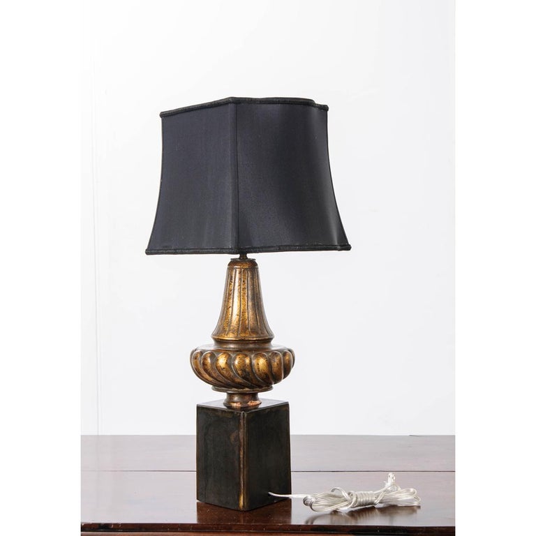Pair of Custom Gilt Lamps For Sale at 1stDibs