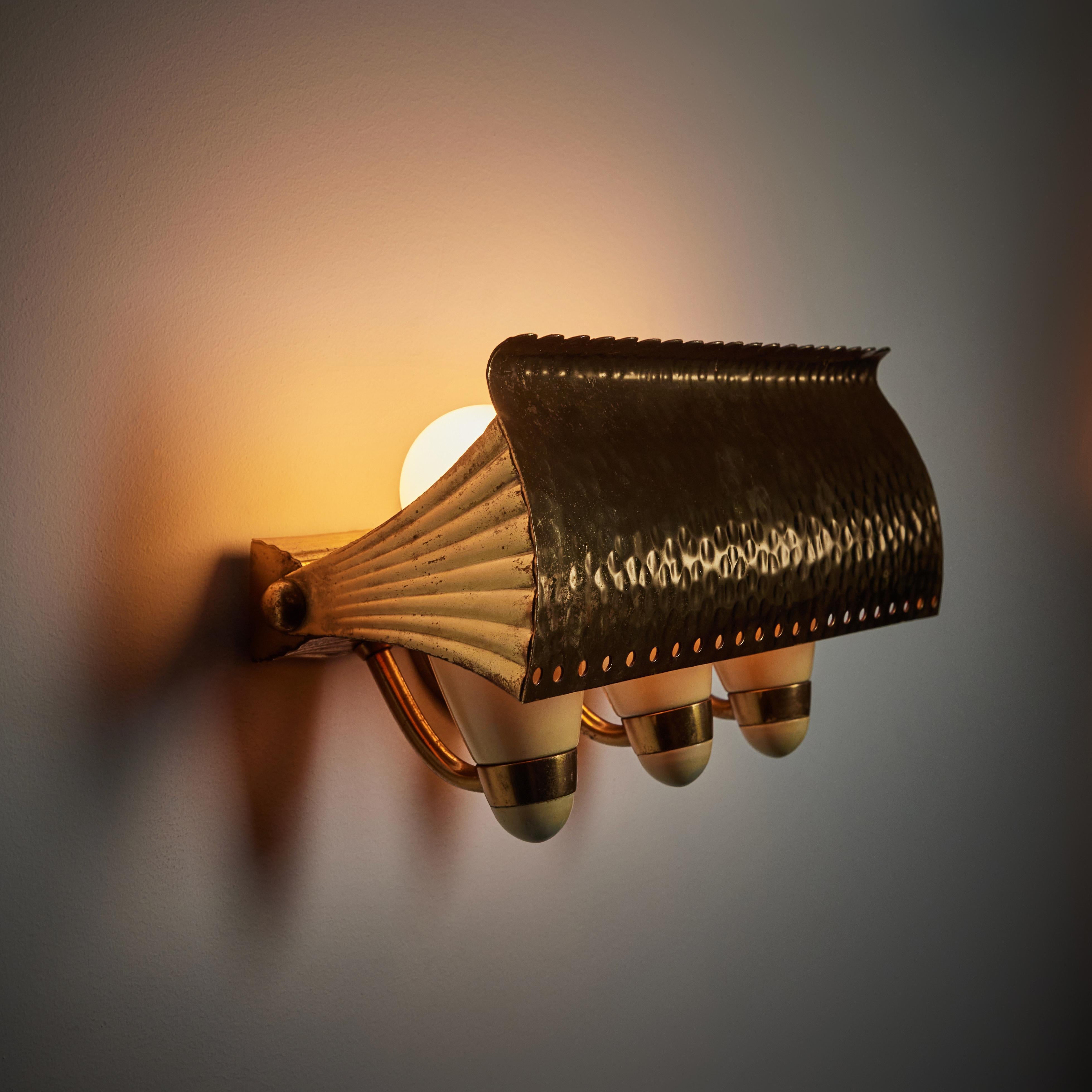 Pair of Custom Sconces by Paolo Buffa at 1stDibs