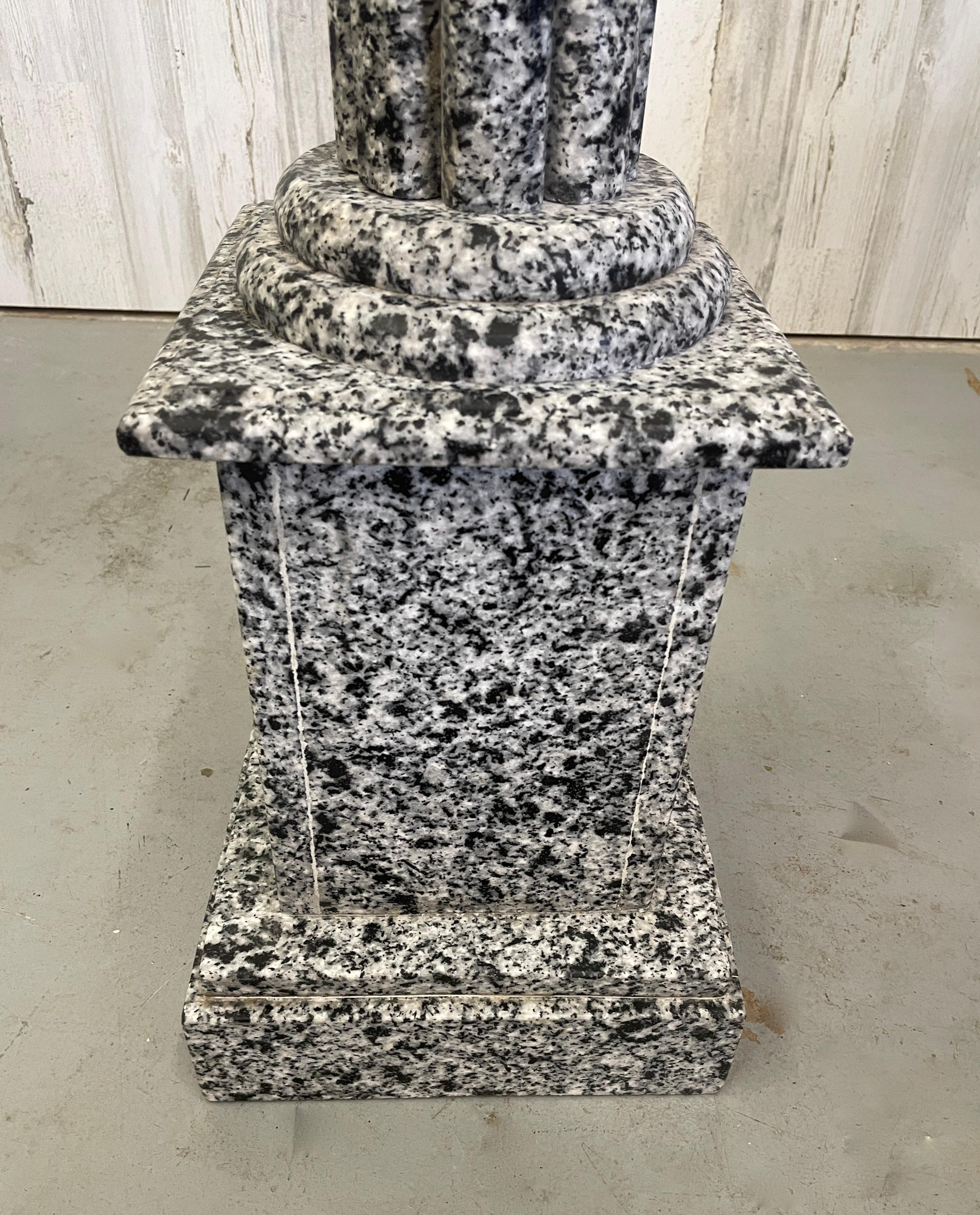 Pair of Dalmation Granite Architectural Columns at 1stDibs | granite ...