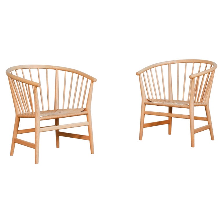Pair of Danish Lounge Chairs by Hans J. Wegner for PP Mobler, Denmark ...