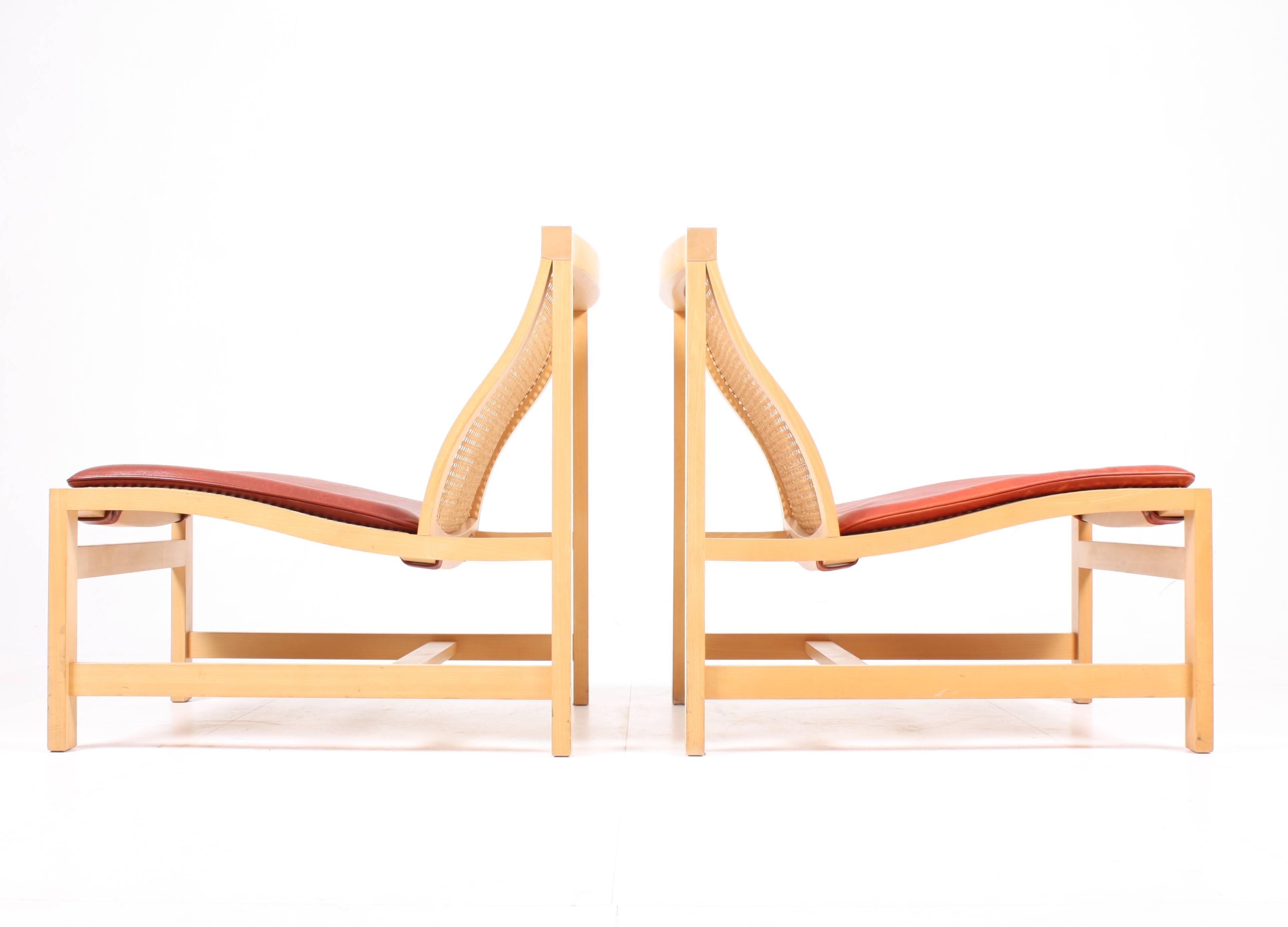 Pair of Danish Lounge Chairs For Sale at 1stDibs