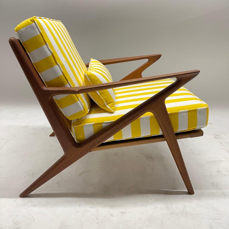 Pair of Danish Midcentury Poul Jensen Walnut Z Chairs for Selig ...