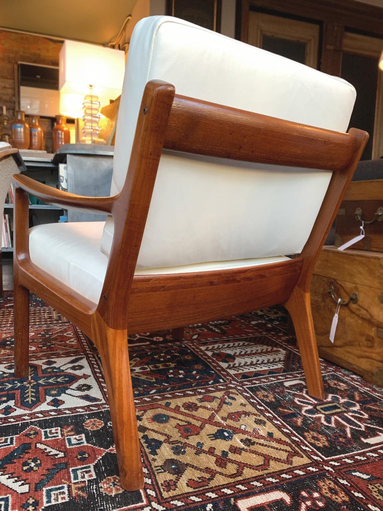 Pair of Danish Modern "Senator" Lounge Chairs by Ole Wanscher For Sale ...