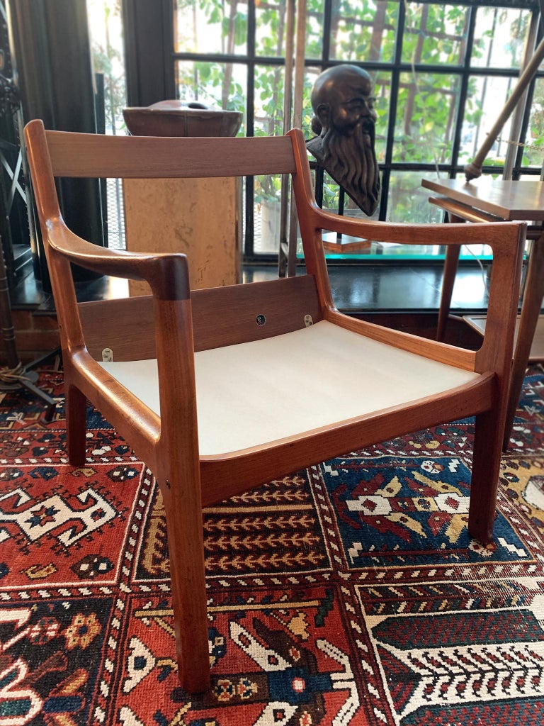 Pair of Danish Modern "Senator" Lounge Chairs by Ole Wanscher For Sale ...