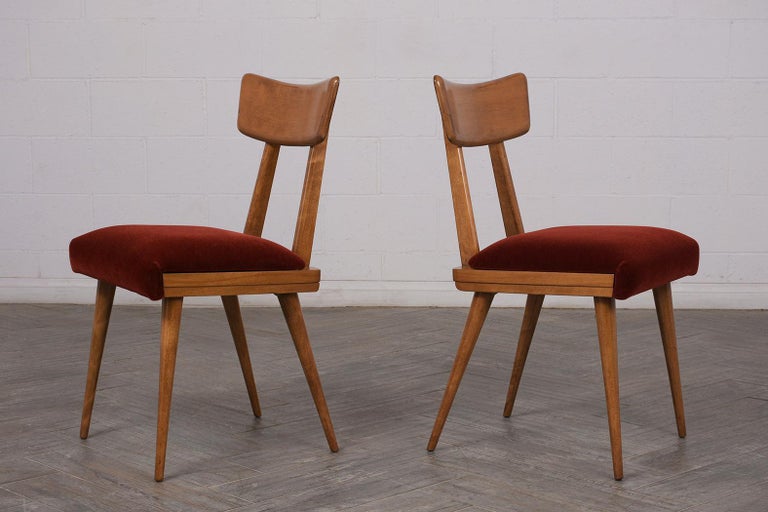 Pair of Danish Modern Side Chairs at 1stDibs