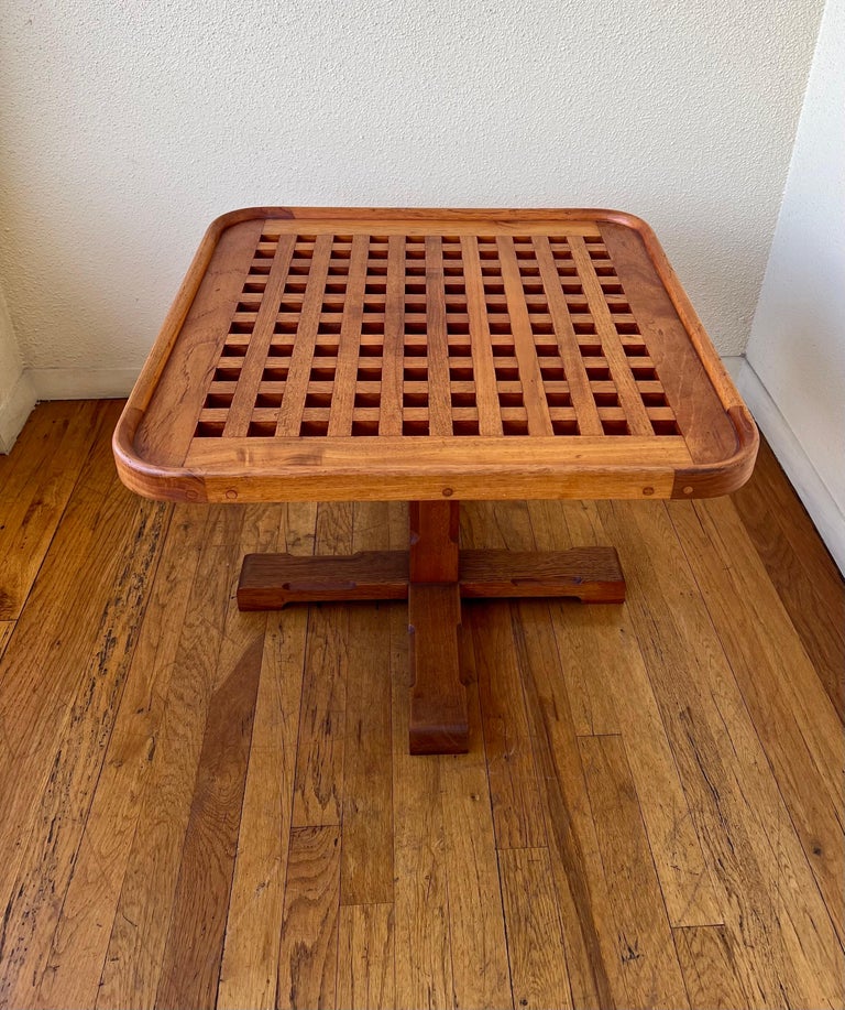 Pair of Danish Modern Solid Teak End / Cocktail Tables For Sale at 1stDibs