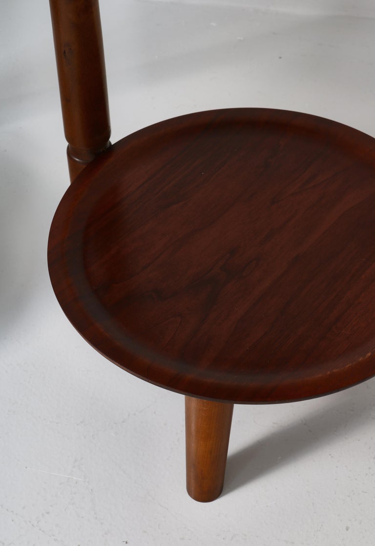 Pair of Danish Modern Tables by Edmund Jørgensen in Beech and Walnut ...