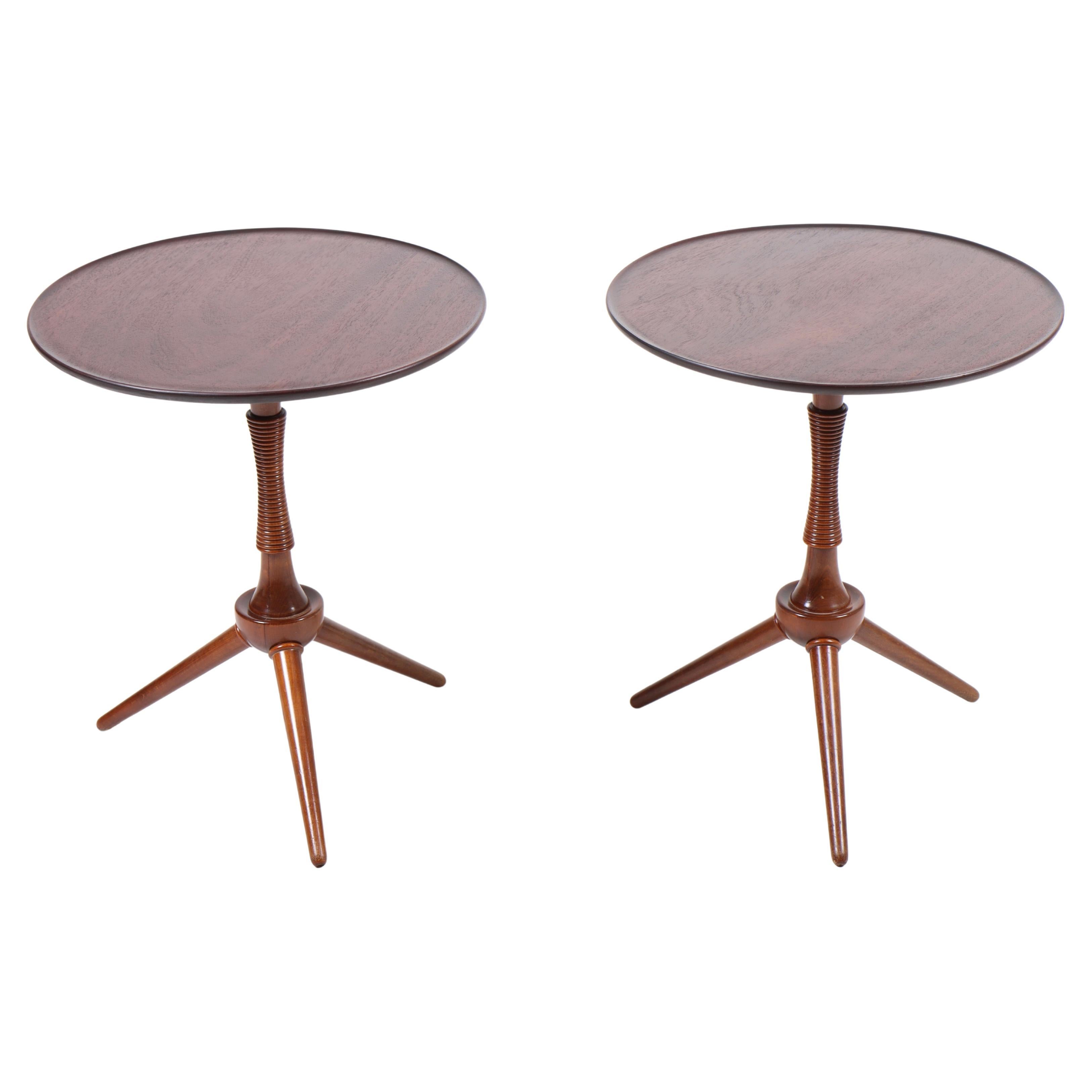 Midcentury Danish Side Table, Solid Mahogany by Cabinetmaker Frits ...