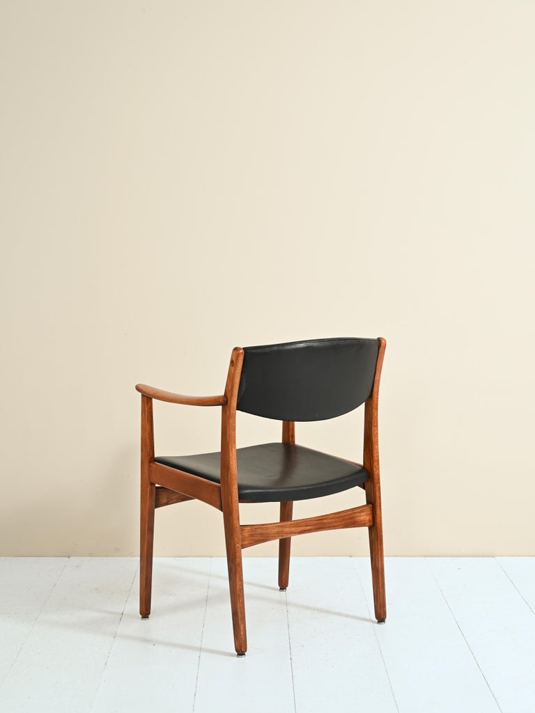 Pair of Danish Teak Chairs For Sale at 1stDibs