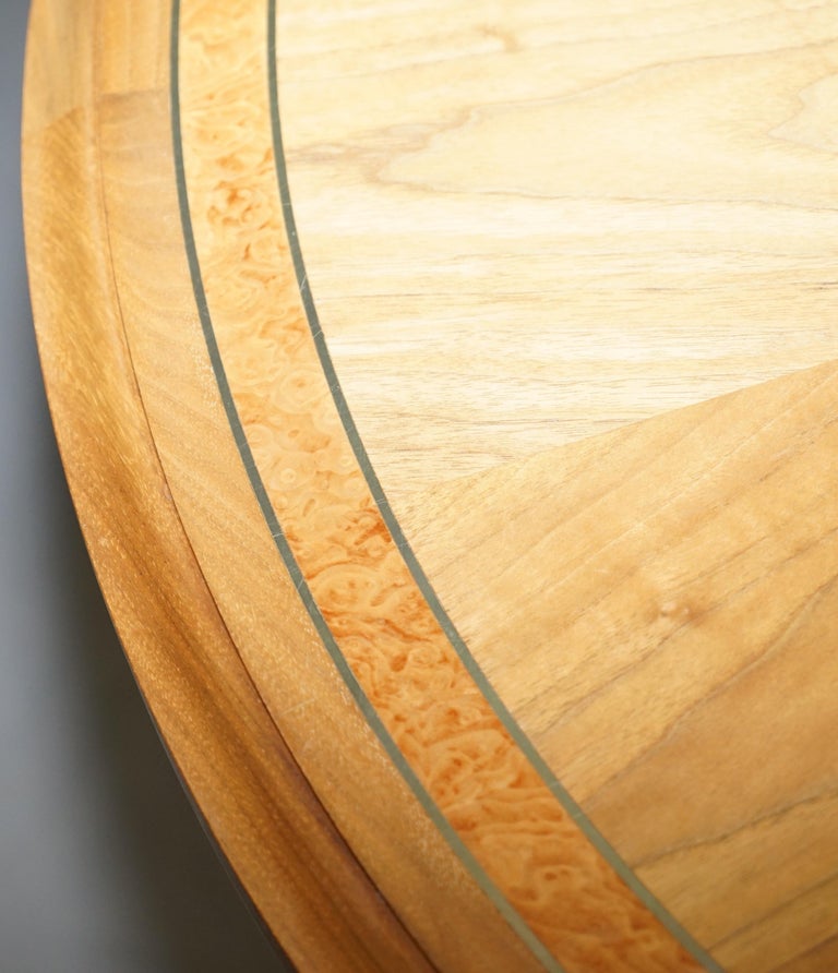 Pair of David Linley Fold Out Console Demi Lune Tea Tables Walnut at ...