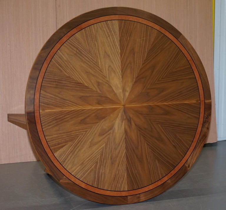 Pair of David Linley Fold Out Console Demi Lune Tea Tables Walnut at ...