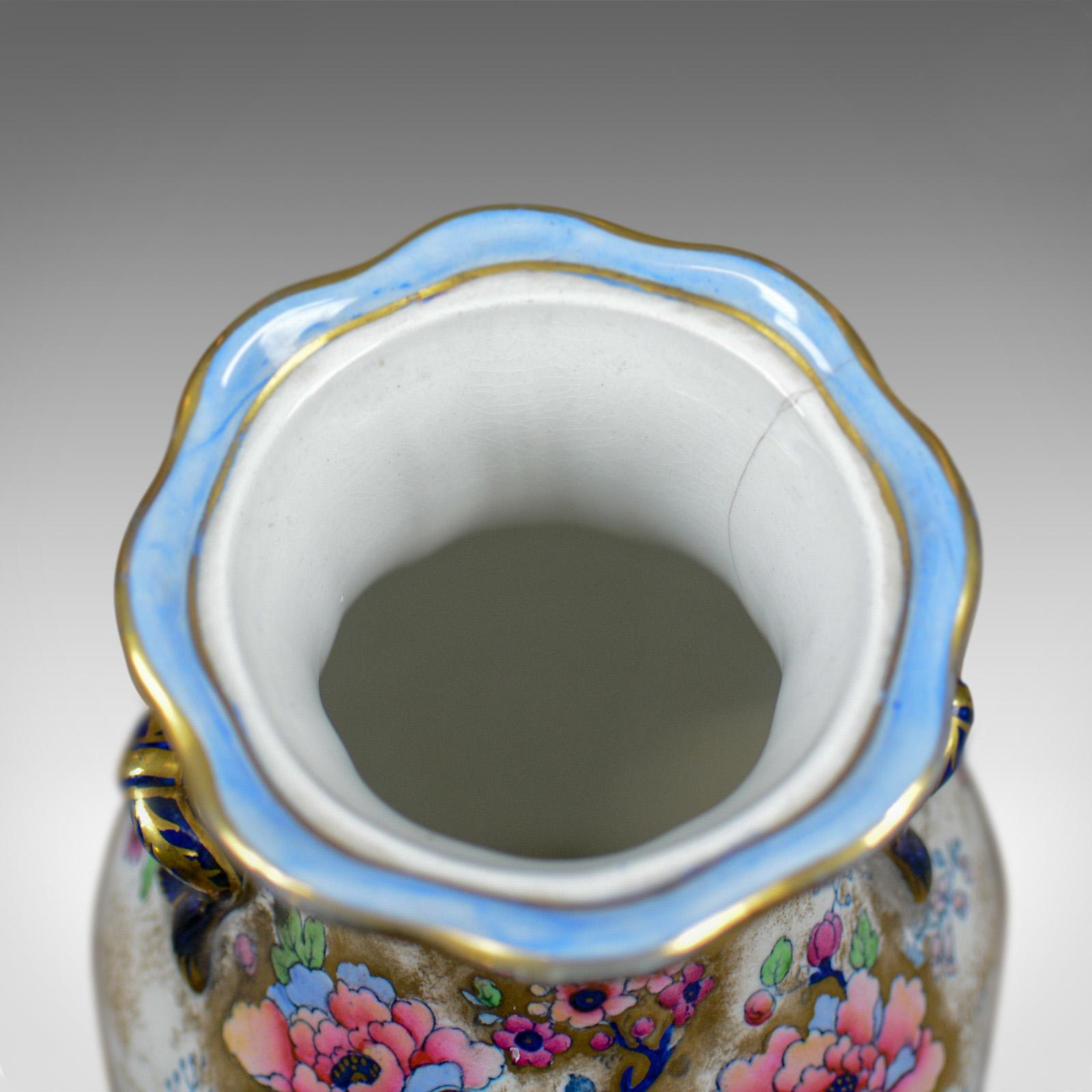 Pair of Decorative Baluster Vases, Losol Ware Ceramic Urns, Keeling and ...