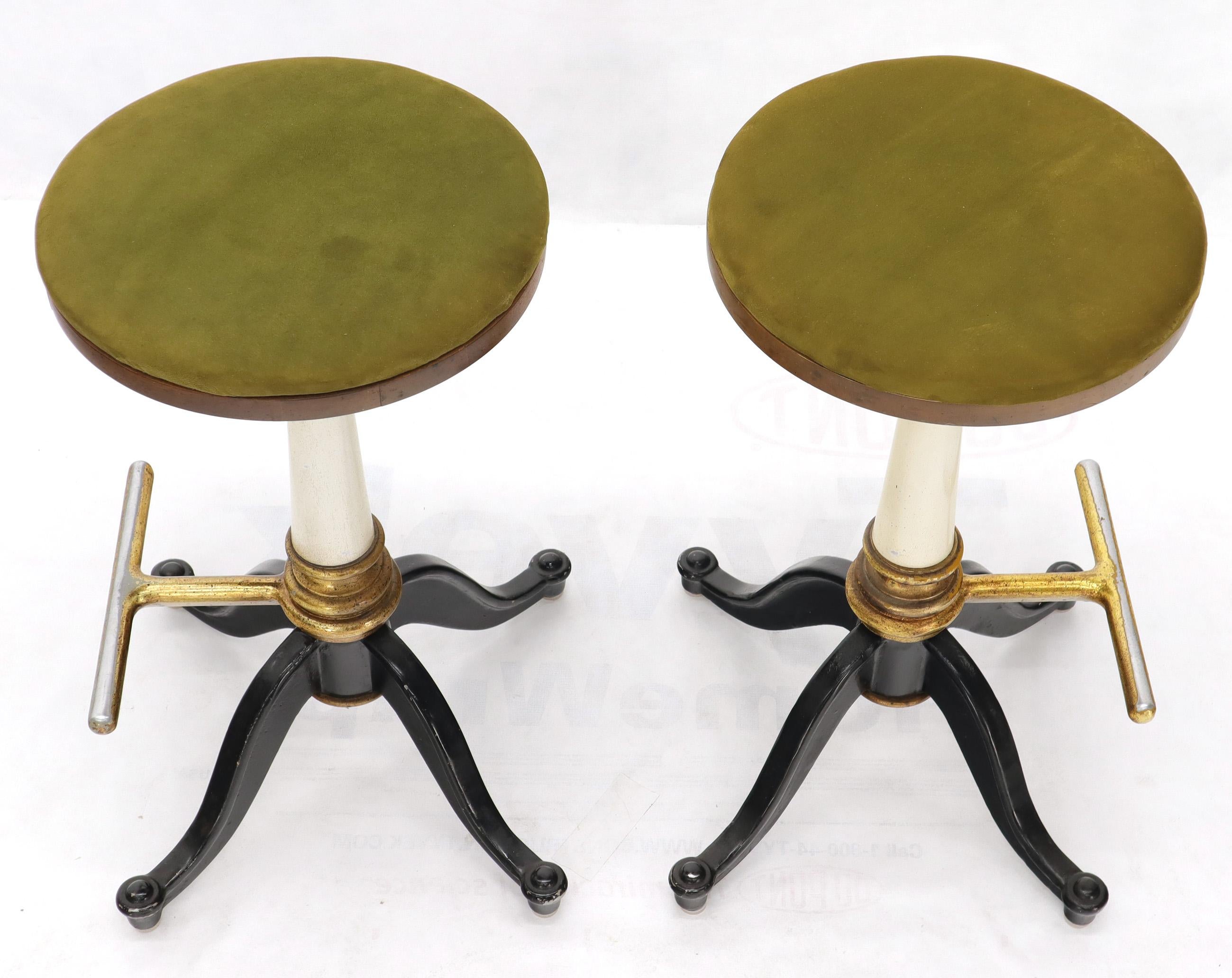 Pair of Decorative Bar High Stools at 1stDibs | decorative bar stools