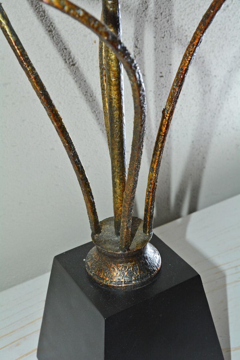 Pair of Decorative Spiral Scrolled Metal Base Lamp at 1stDibs | spiral ...