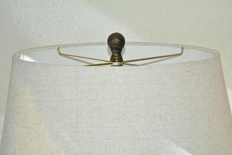 Pair of Decorative Spiral Scrolled Metal Base Lamp at 1stDibs | spiral ...