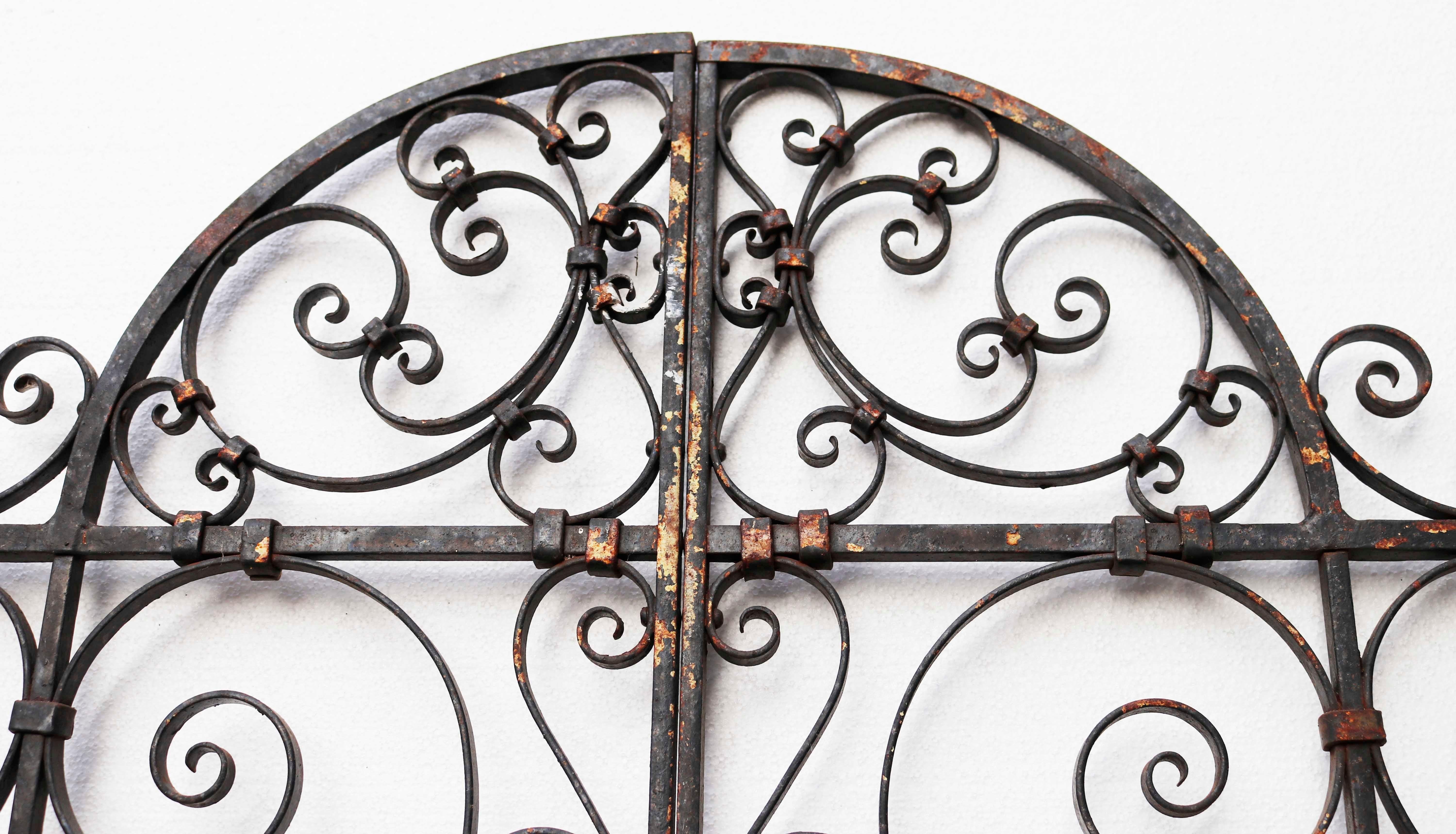 Pair of Decorative Tall Gates at 1stDibs