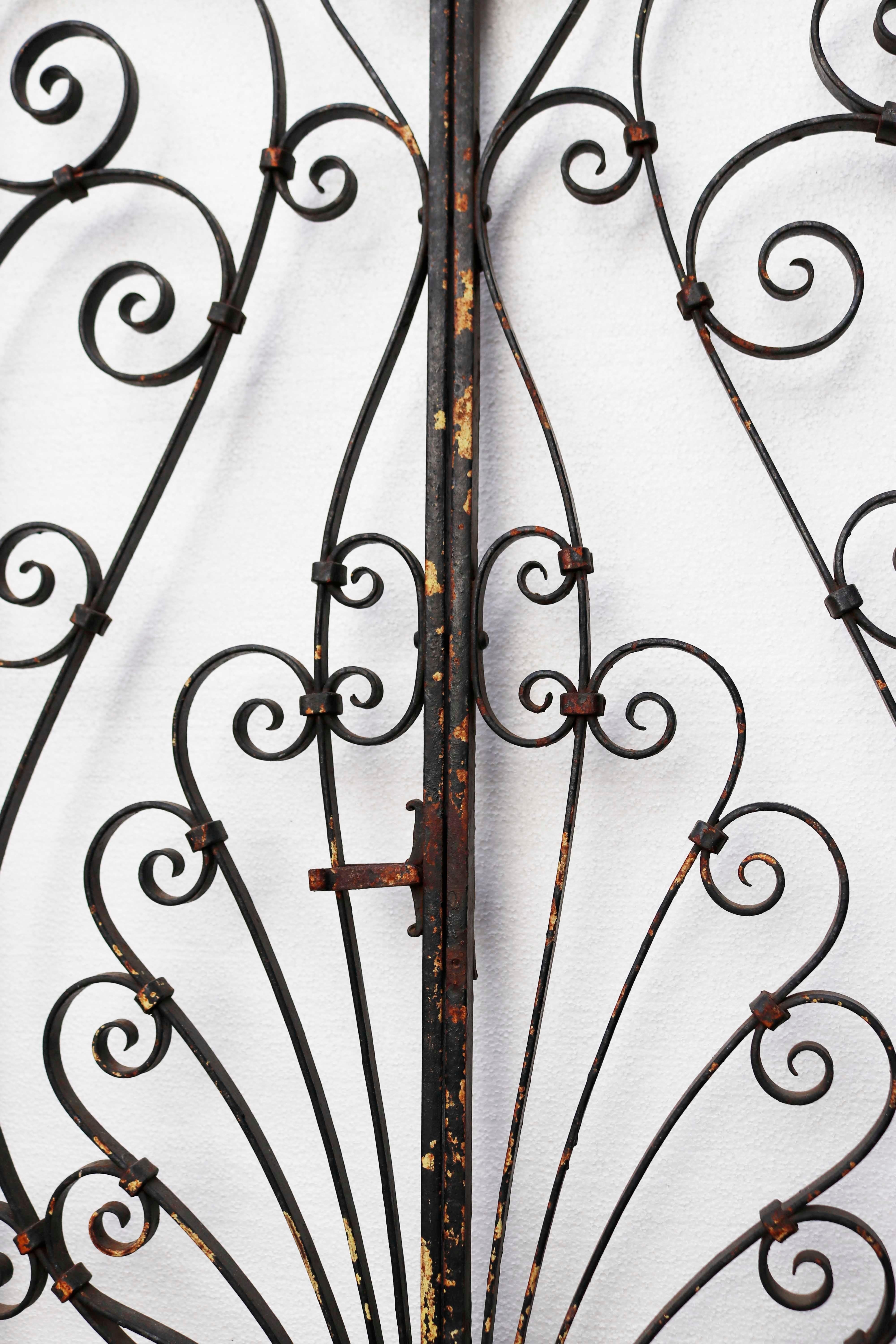 Pair of Decorative Tall Gates at 1stDibs