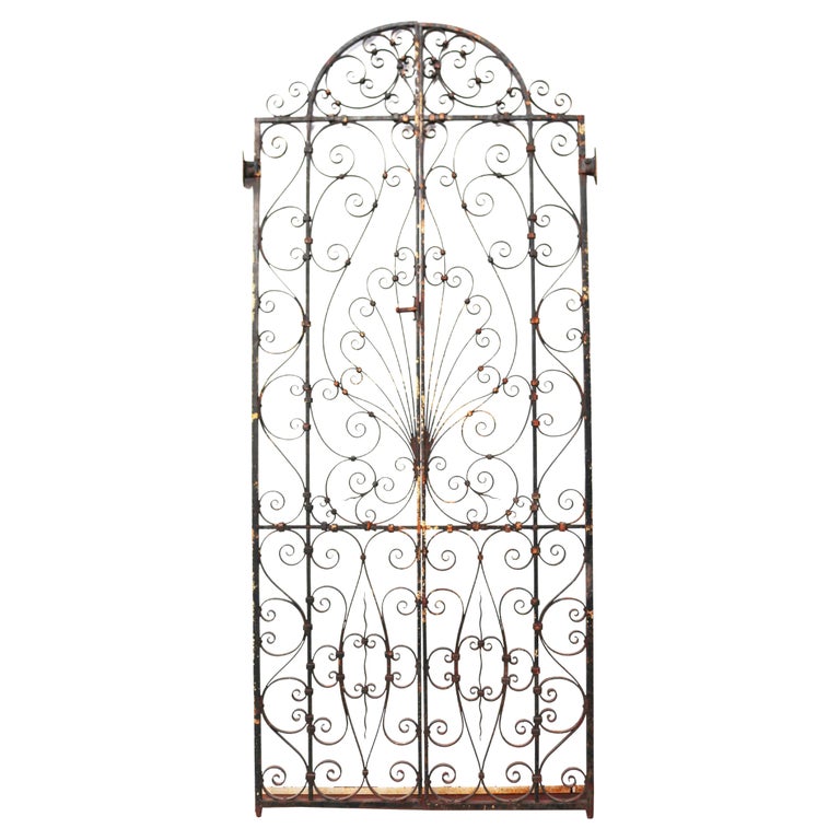 Pair of Decorative Tall Gates For Sale at 1stDibs