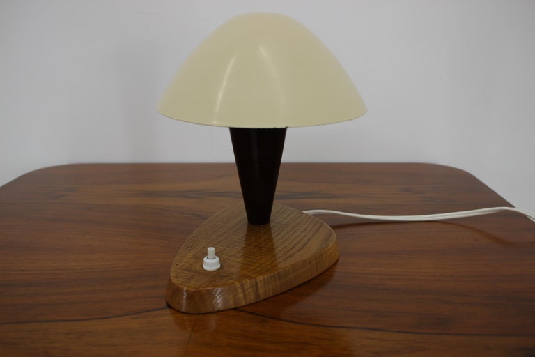 Pair of Design Table Lamps, circa 1950s, Czechoslovakia For Sale at 1stDibs