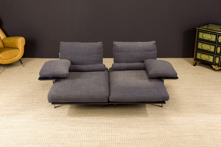 Pair of 'Diesis' Chaise Lounges / Daybed by Paolo Nava for B&B Italia ...