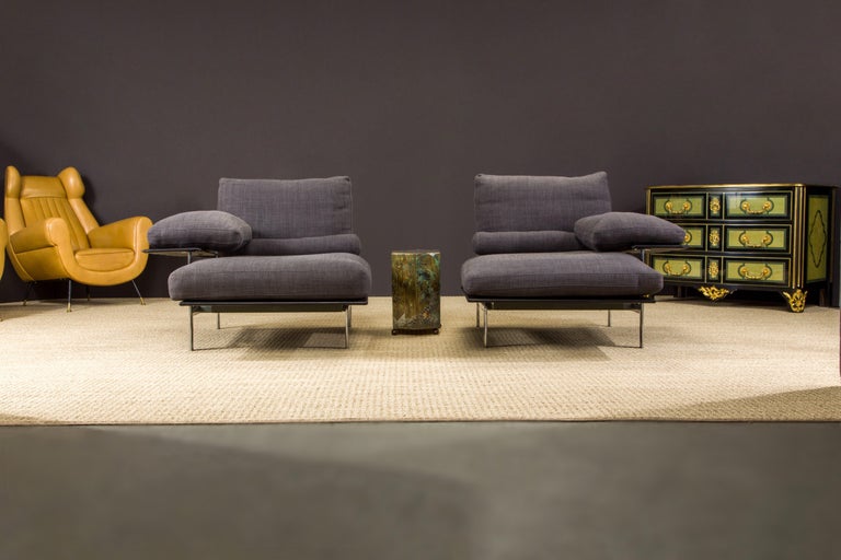 Pair of 'Diesis' Chaise Lounges / Daybed by Paolo Nava for B&B Italia ...