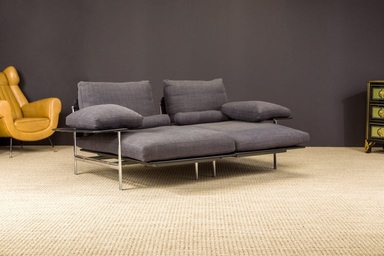 Pair of 'Diesis' Chaise Lounges / Daybed by Paolo Nava for B&B Italia ...