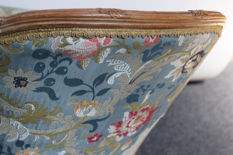 Pair of Diminutive French Louis XV Rococo Boudoir Slipper Chairs at 1stDibs