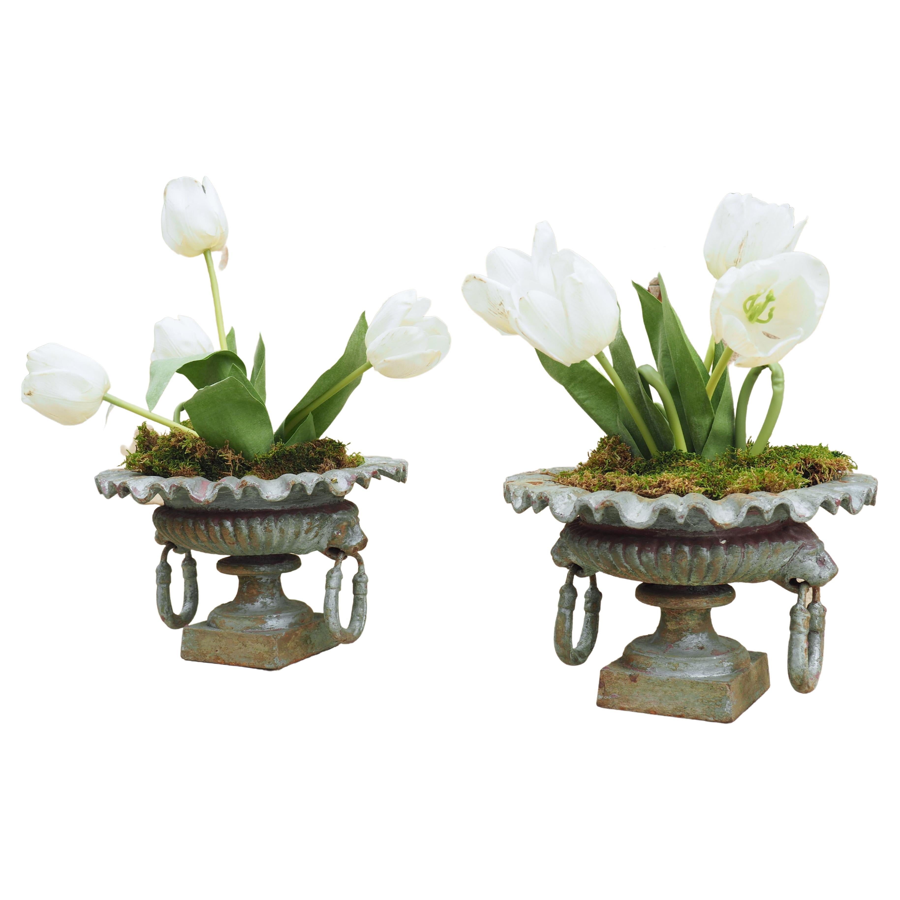 Decorative Cast Stone Swan Planter from France, circa 1950s at 1stDibs